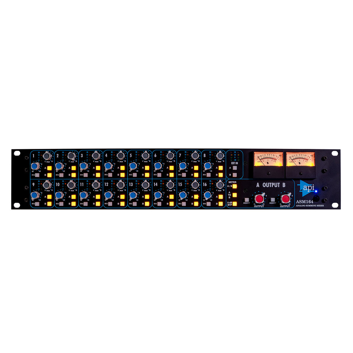 API ASM 164 16-Channel Rackmount Summing Mixer — Studiocare