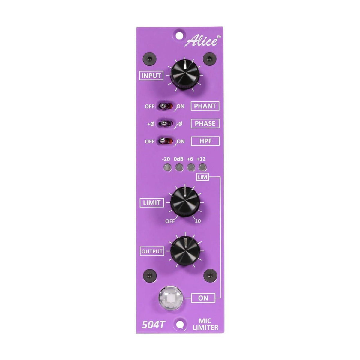 Alice 504T Mic Pre with Limiter and Transformers - 500 Series — Studiocare