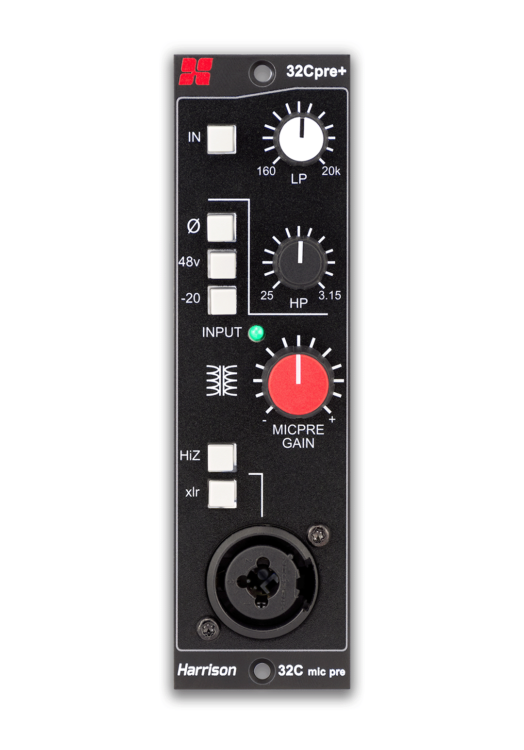 Harrison Audio 32Cpre+ - 500-Series Jensen transformer-coupled mic-pre ...