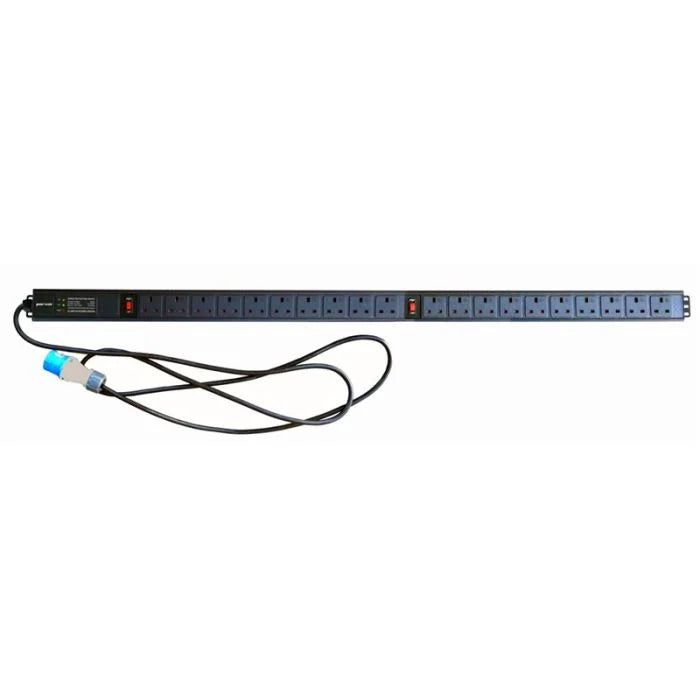 Penn Elcom PDU20-UK 20 Way UK Vertical Rack Mount PDU — Studiocare
