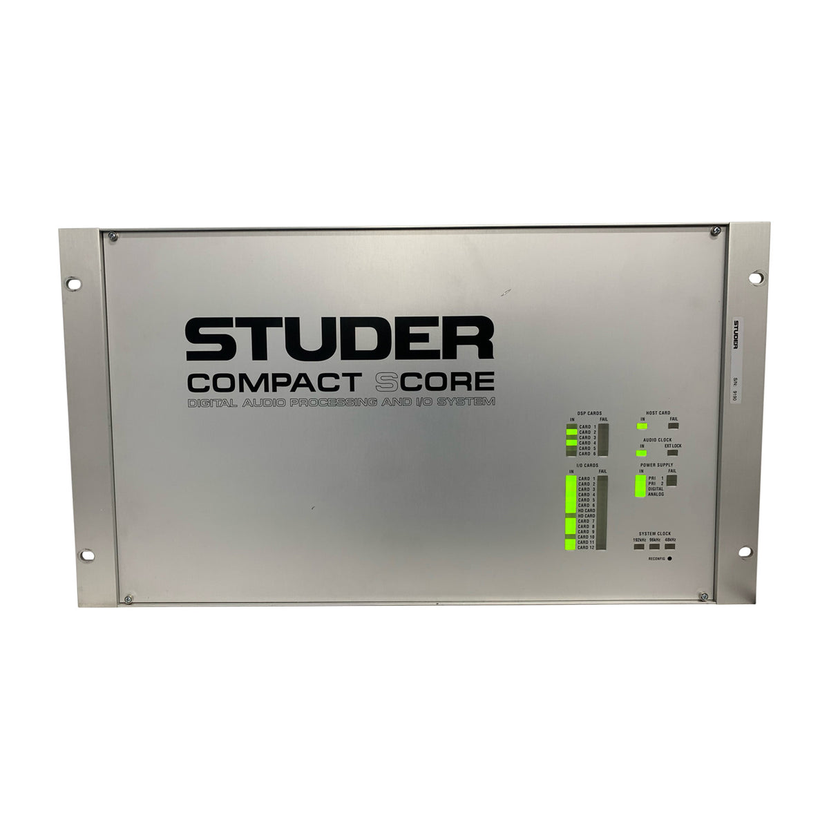 Studer Compact SCore - Used — Studiocare