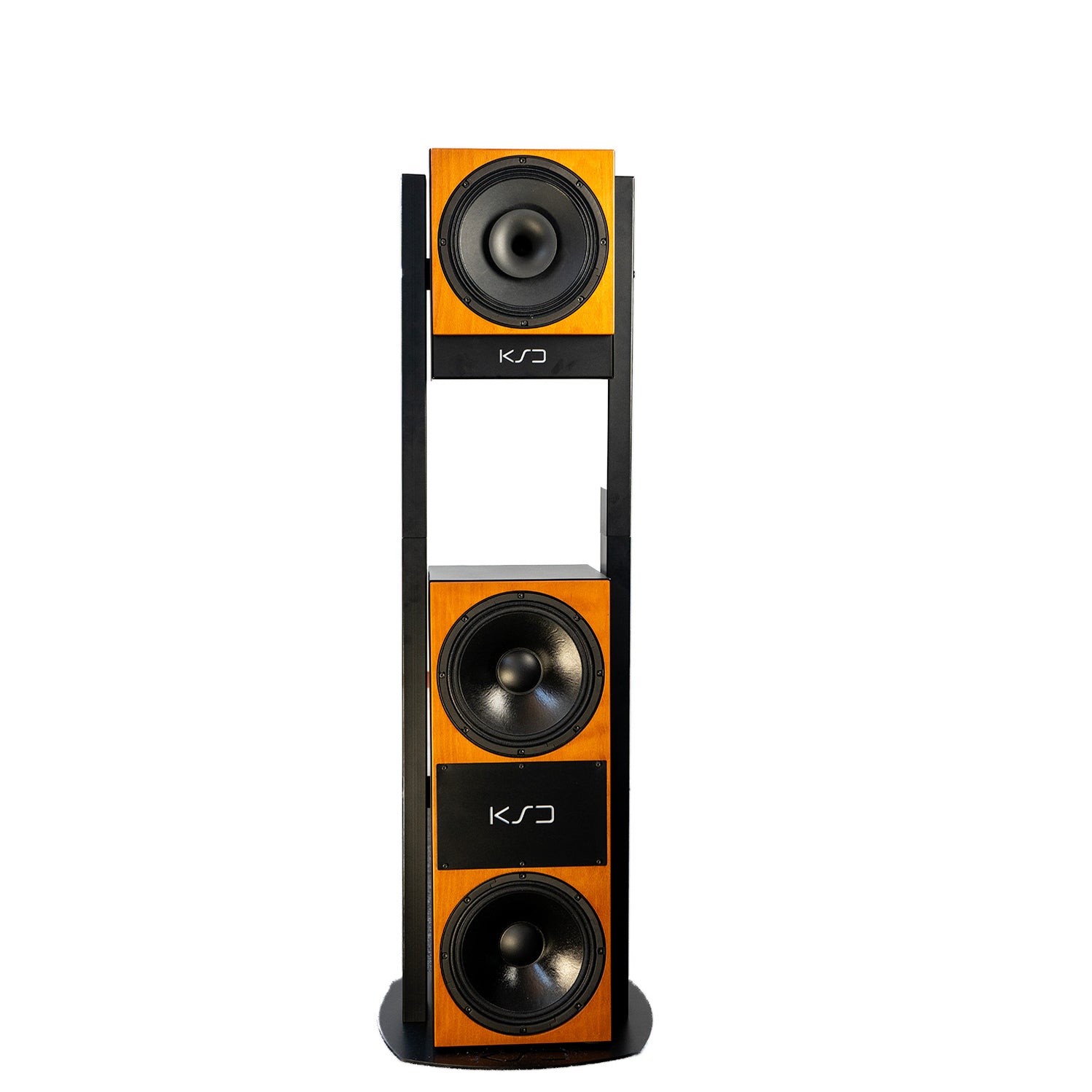 KS Digital C100 Cherry 2-Way 10" Coaxial Active Reference monitor spea ...