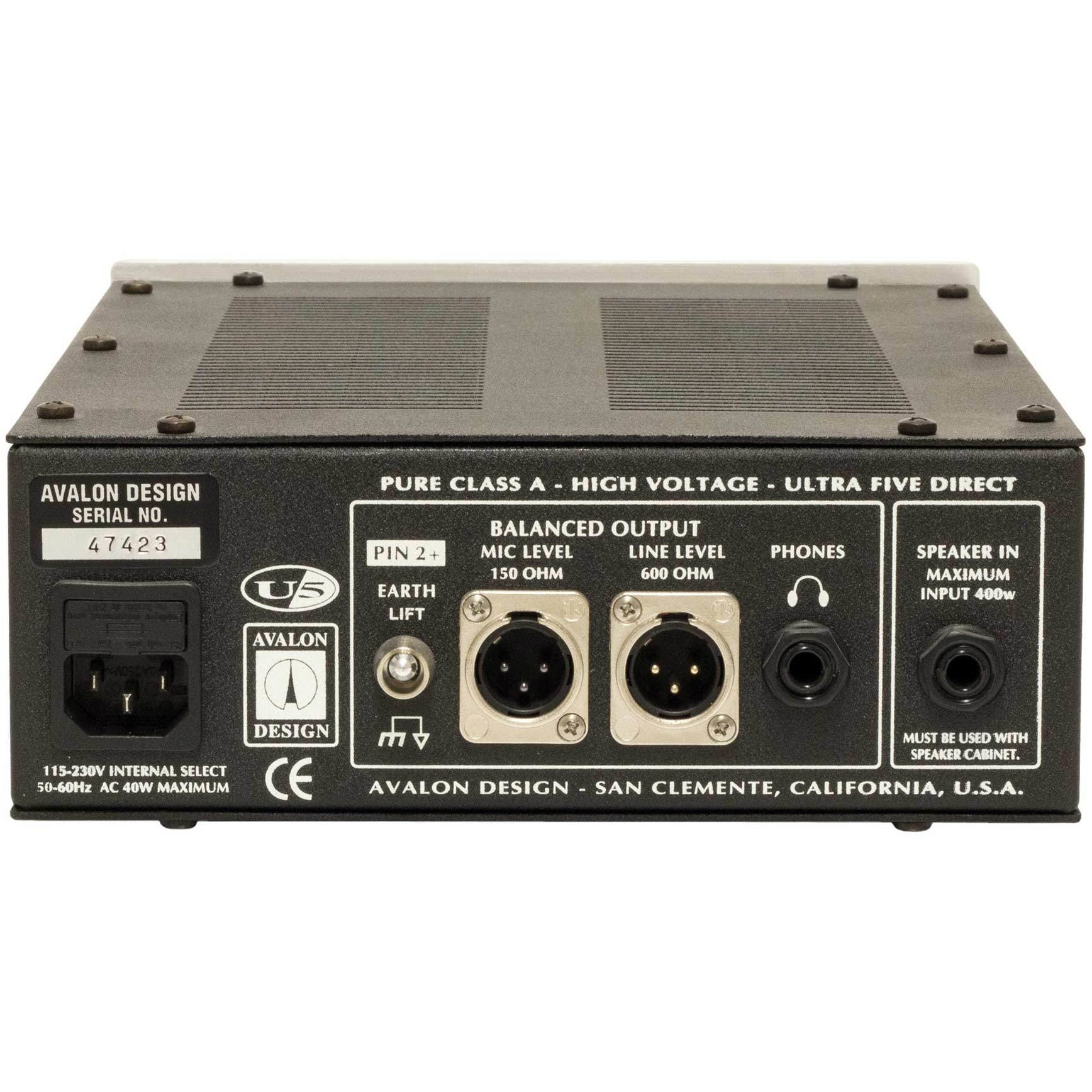 Avalon U5 — Studiocare