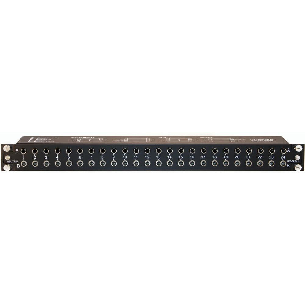 Neutrik/Rean NYS-SPP-L1 48 way 1/4 inch balanced jack patchbay — Studiocare