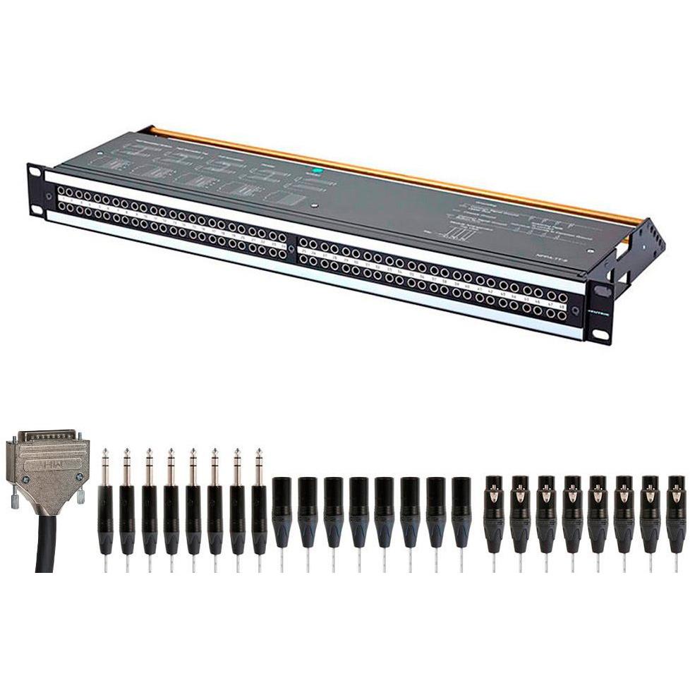 Neutrik NPPA 96 Bantam Patchbay DType Connections + 12 x 4m Custom DB2 ...