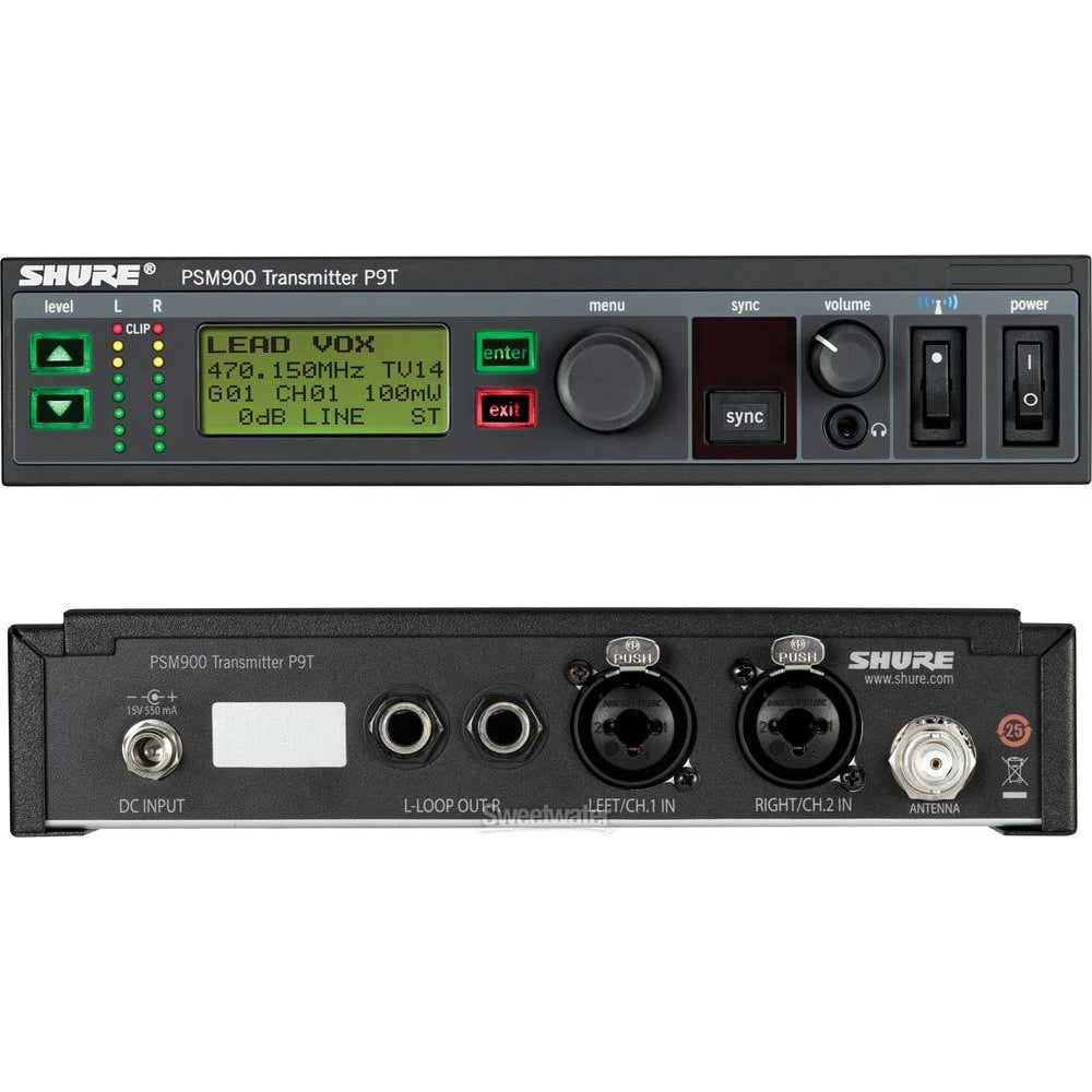 Shure P9T - Transmitter with removable antenna — Studiocare